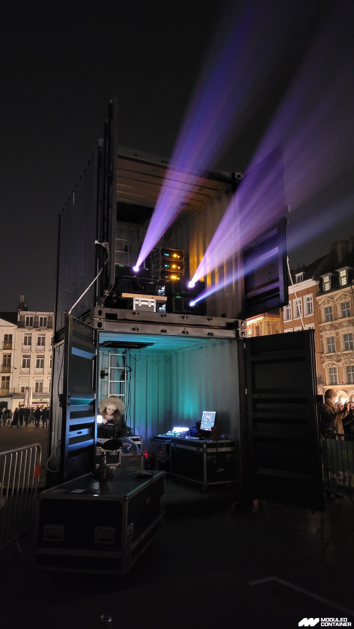 Containers de Projection / Vidéo Mapping - Moduleo Container