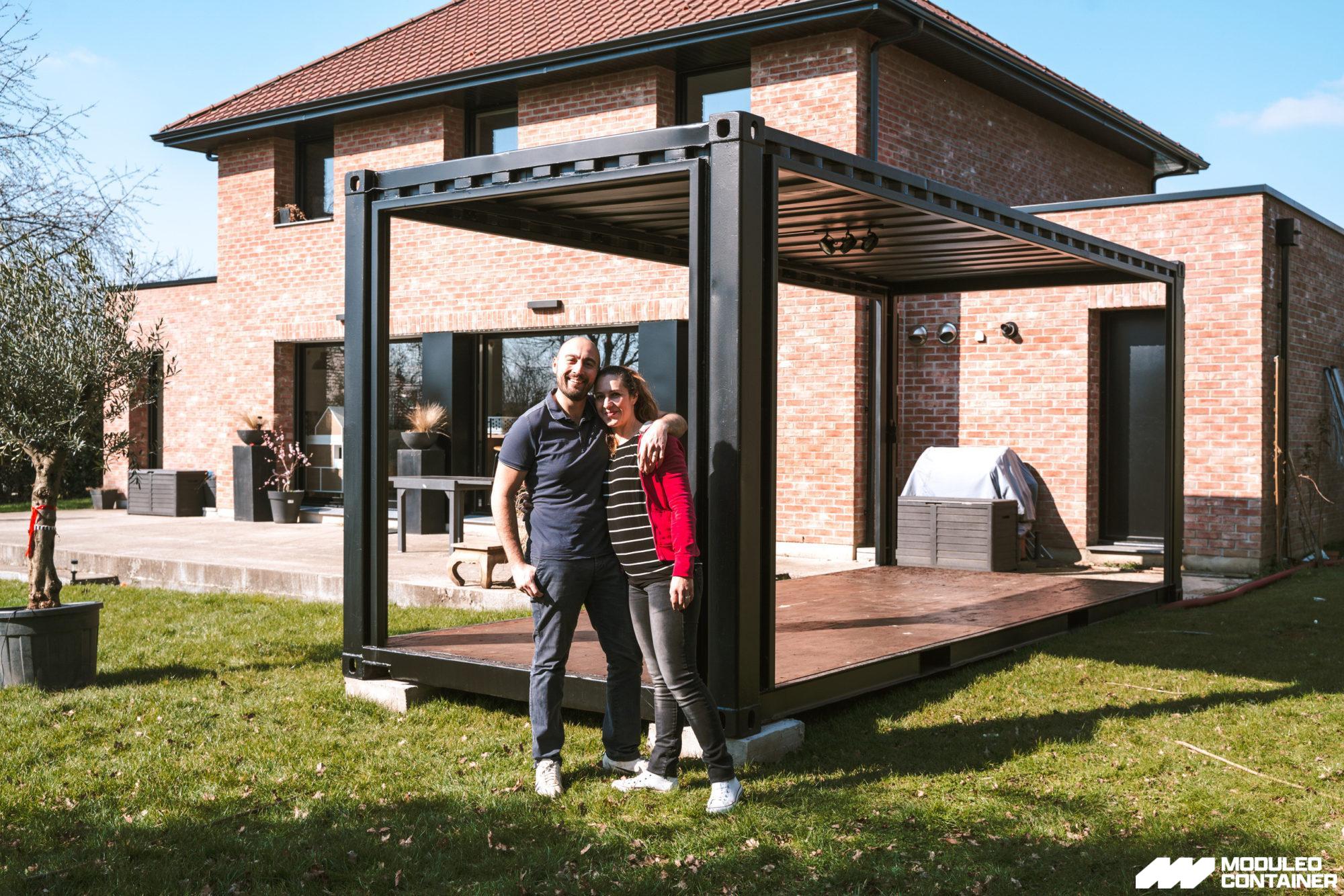 Container Pergola / Terrasse Couverte - Moduleo Container