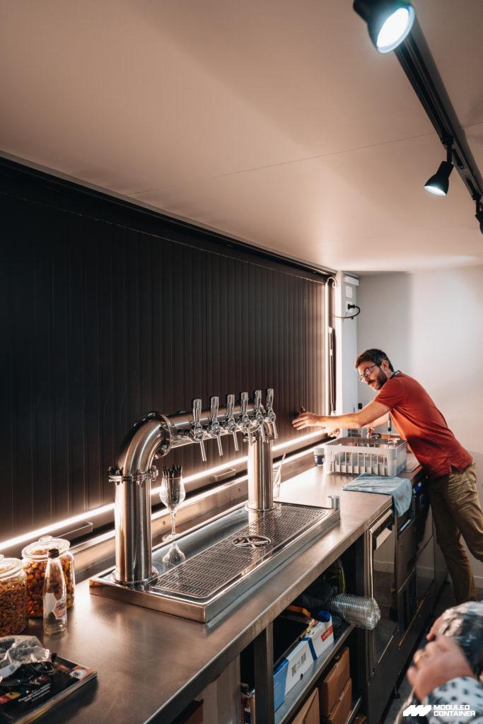 GMS BEER - Bar + Terrasse Itinérant - Moduleo Container