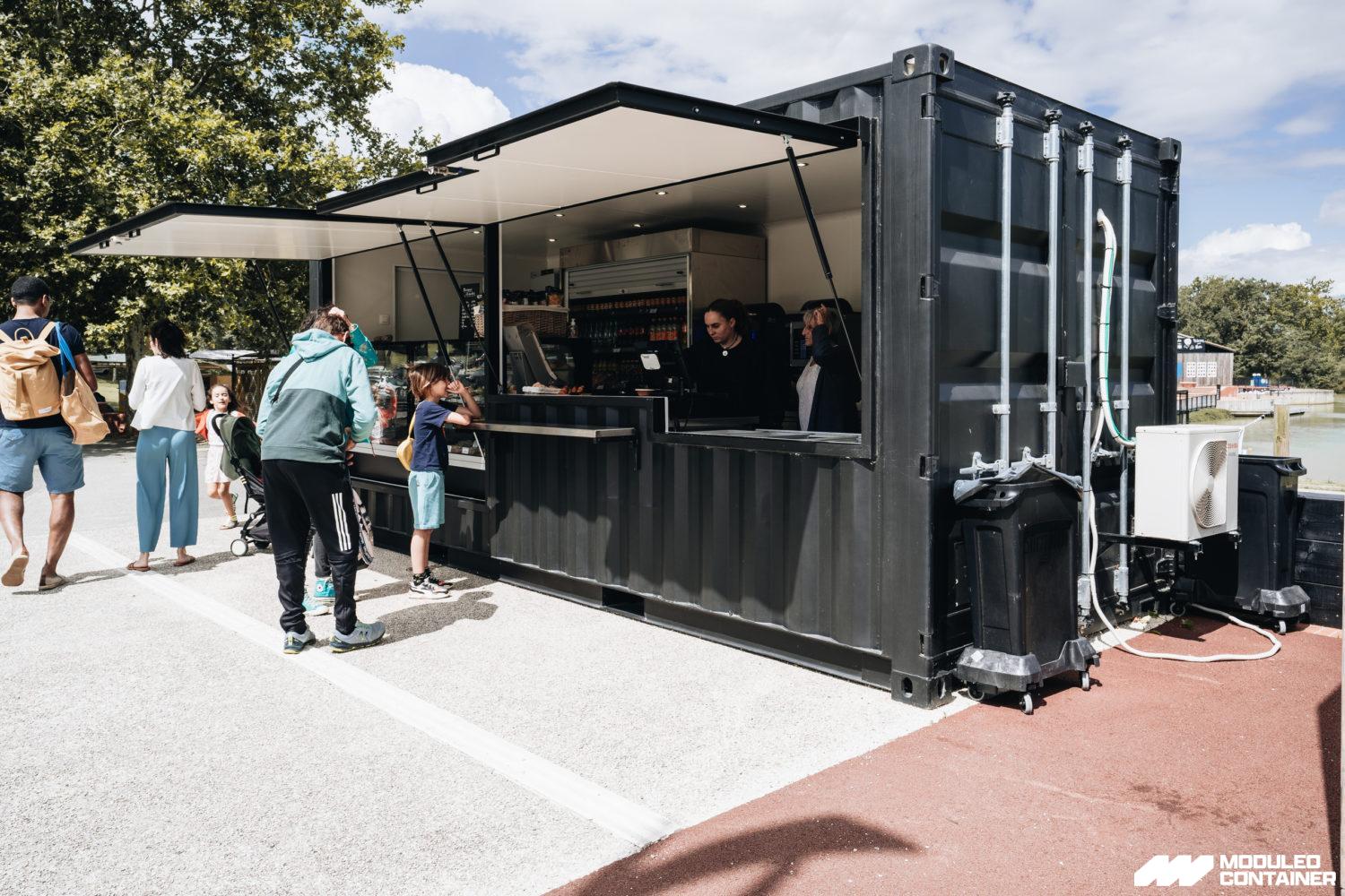 Container Sandwicherie / boisson - Port Lauragais - Moduleo Container